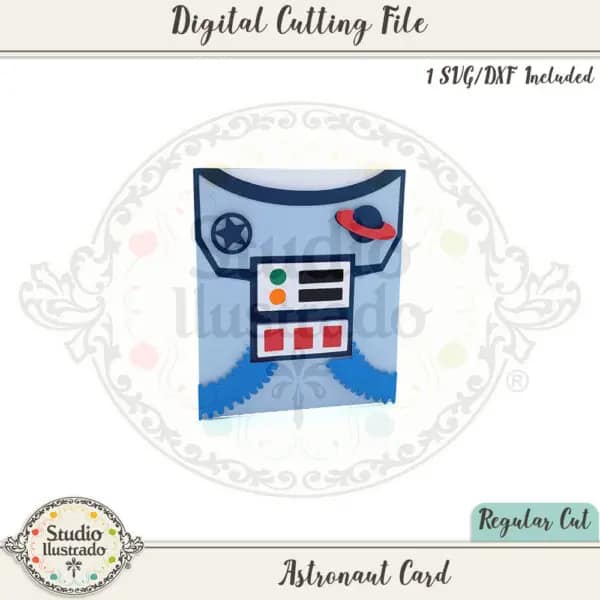 Astronaut Card - Studio Ilustrado