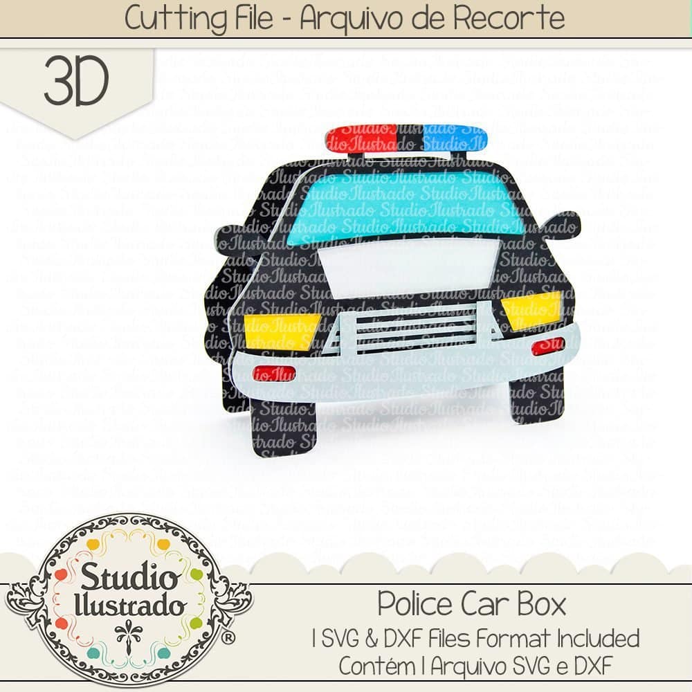 Police Car Box - Studio Ilustrado