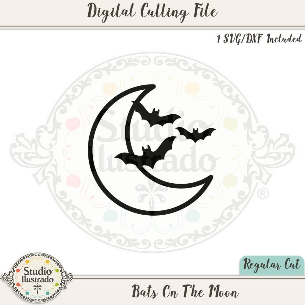 Bats On The Moon - Studio Ilustrado