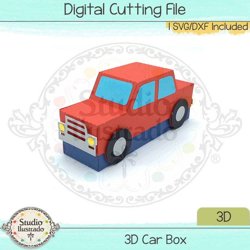 3D Car Box - Studio Ilustrado